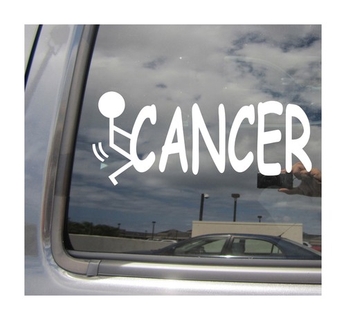F*** CANCER Survivor Fight Family Breast Car Window Vinyl Decal Sticker ...
