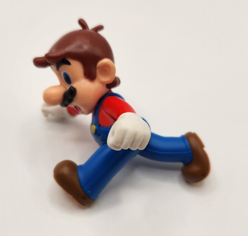 Super Mario Brothers Running Mario Nintendo Action Figure 2.75" Tall ...