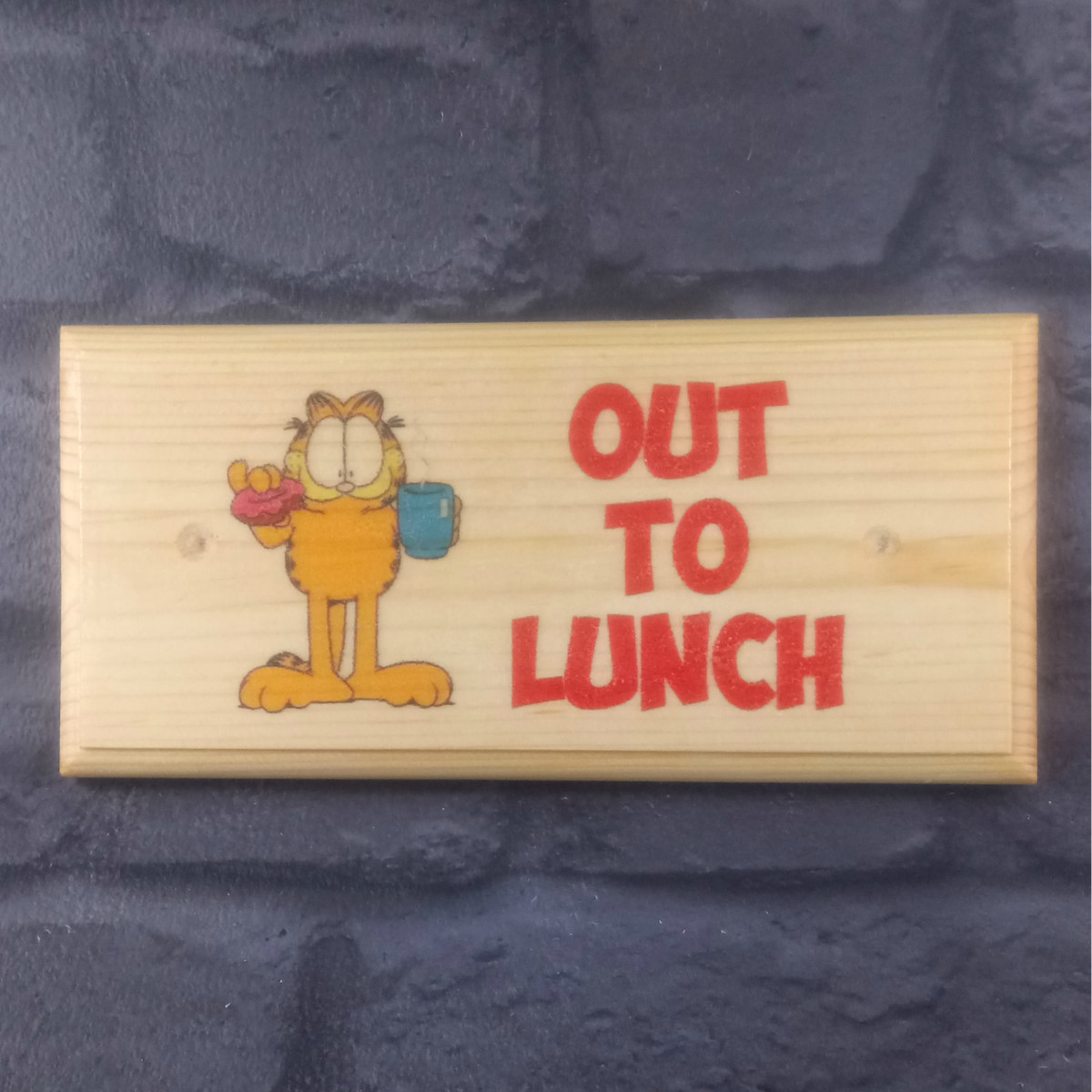 Out To Lunch Sign For Desk