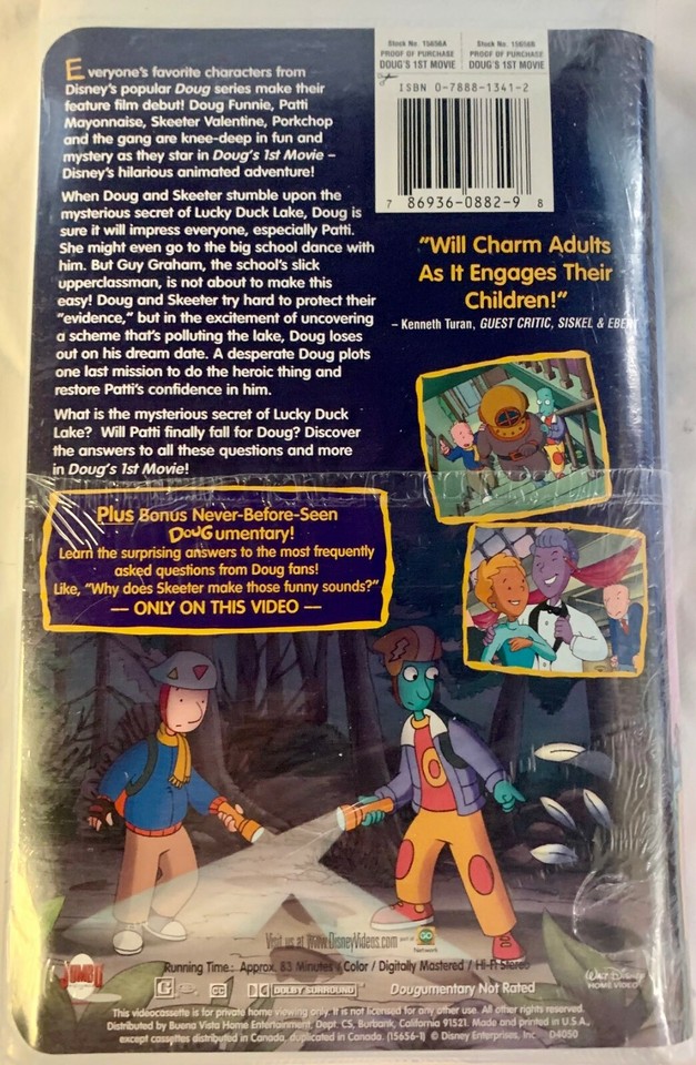 Doug's 1st Movie (VHS, 1999) Brand New Sealed Clamshell - See Notes ...