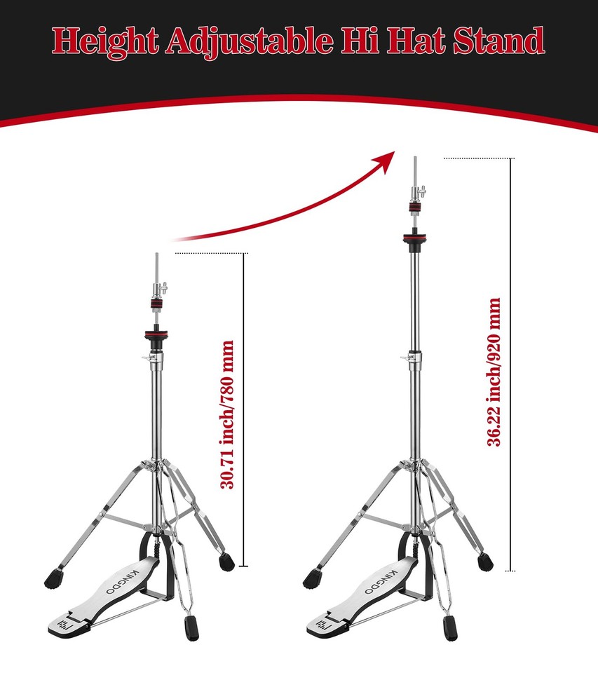 Hi hat stand,hat cymbals stand,high hat stand with smooth pedal ...