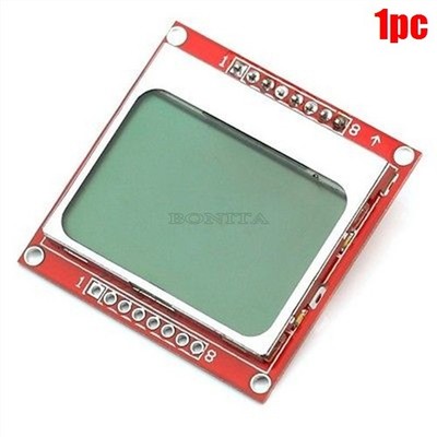 1Pcs Nokia 5110 84X48 84*48 Lcd Module With Blue Backlight Adapter Pcb ...
