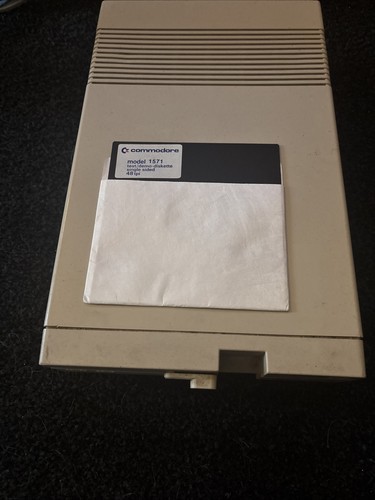Vintage Commodore 1571 5 1/4" Floppy Disk Drive TESTED WORKING With ...