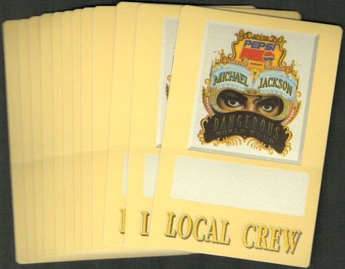 Michael Jackson Backstage Pass - Wholesale Set of 12 Cloth Passes | eBay