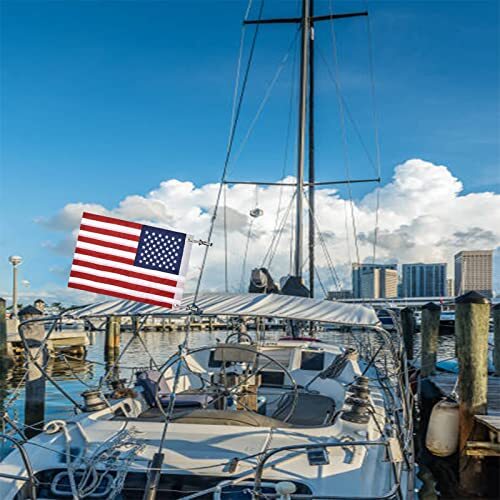 Boats Flag Pole Kits Stainless Steel Boat Flag Pole Clips With ...