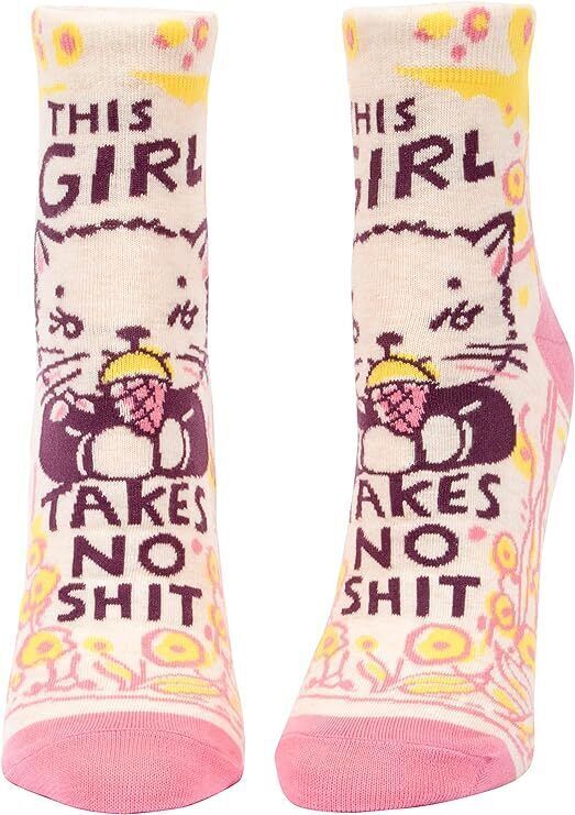 Blue Q Incognito Funny Fun Rude Swear Word Joke Socks Men & Ladies ...