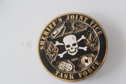 Morrow PD-Clayton Co.Sheriff Vice Task Force Challenge Coin | eBay