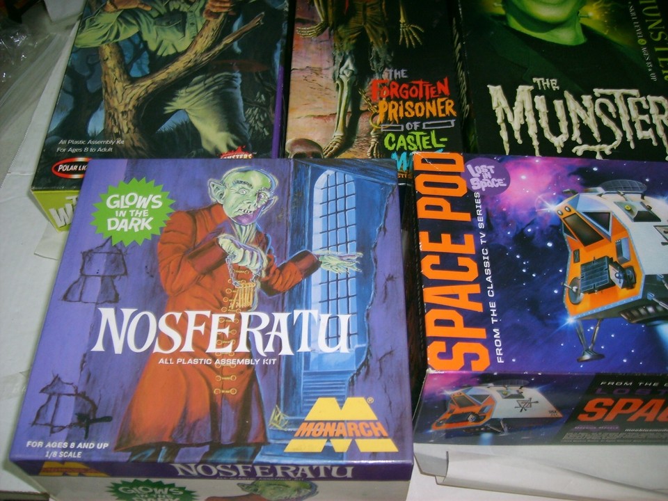 Aurora Re-Issue Polar Lights Monster Model Kit BOX PARTS INST (NO KITS ...