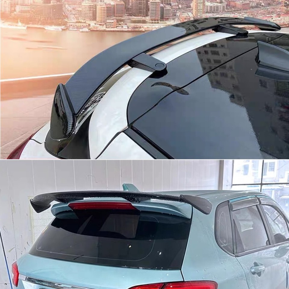 Universal "Carbon Look" For Nissan Versa Note Rear Window Roof Spoiler ...