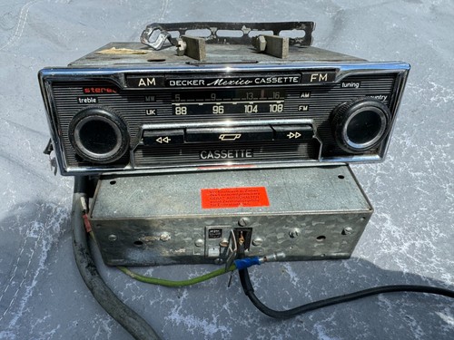 Mercedes W107 W116 W123 R107 Becker Mexico AM FM Cassette Tape Player ...