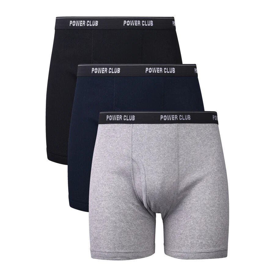 Upgrade Your Underwear Drawer: Men's 3 or 6 Pack Cotton Boxer Briefs ...
