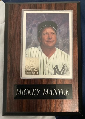 Mickey Mantle 1996 Topps Last Day Production Plaque. Mint. #7. | eBay