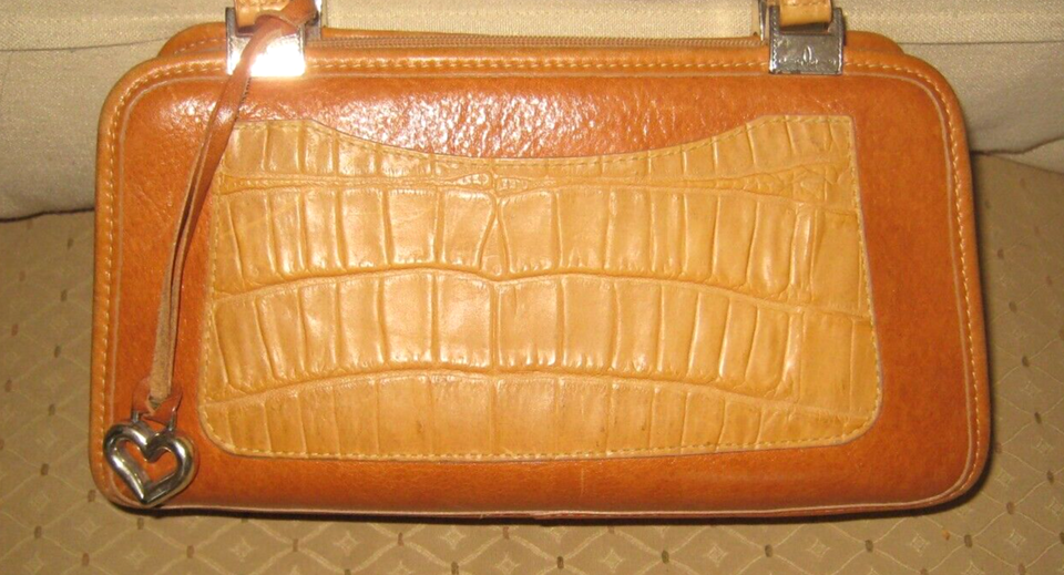 BRIGHTON Small Vintage Tan Handbag #A 274445 | eBay