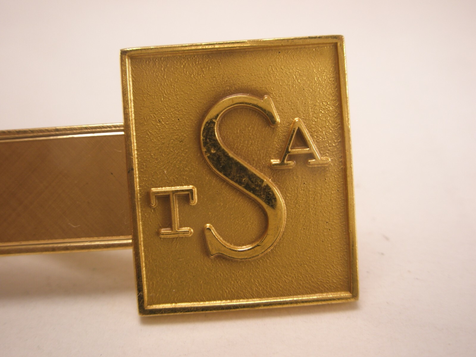 TSA Vintage LEAVENS CO Tie Bar Clip - Gem