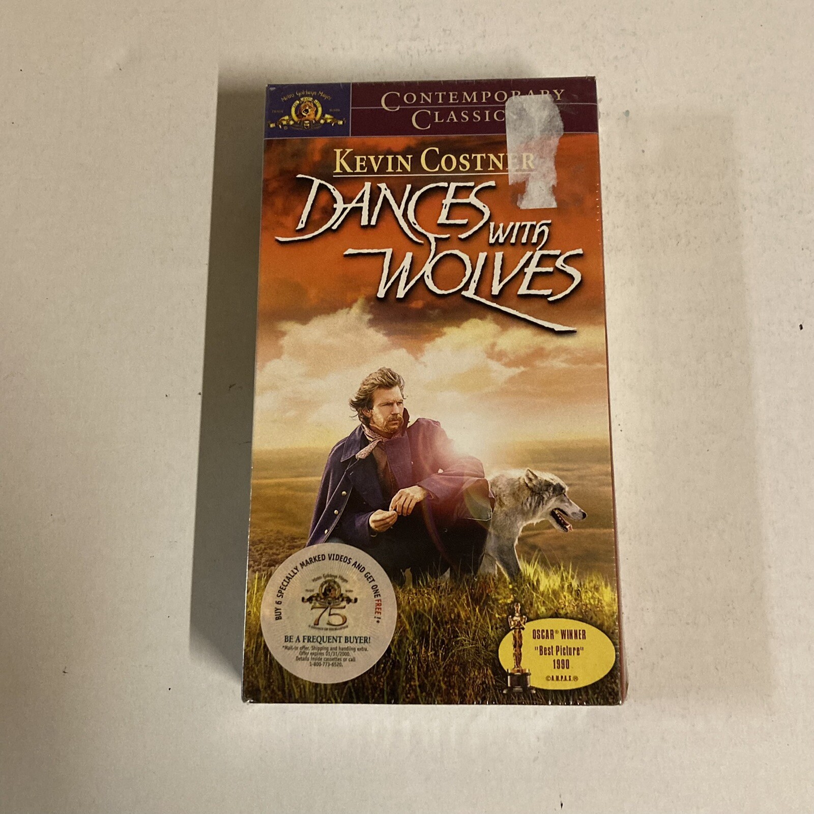 Dances with Wolves VHS Contemporary Classics Version NEW Sealed MGM Watermark 27616772435 | eBay