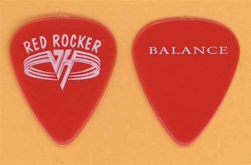 Van Halen Sammy Hagar Red Rocker Vintage Guitar Pick - 1995 Balance ...