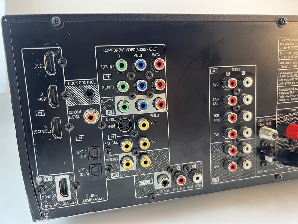 Denon AVR-590 - 5.1 Ch HDMI Home Theater Surround Receiver Stereo ...