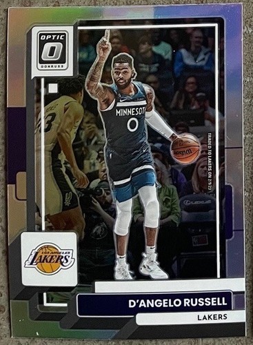 2022-23 Donruss Optic D'Angelo Russell Prizm Parallel #57 Lakers Free ...