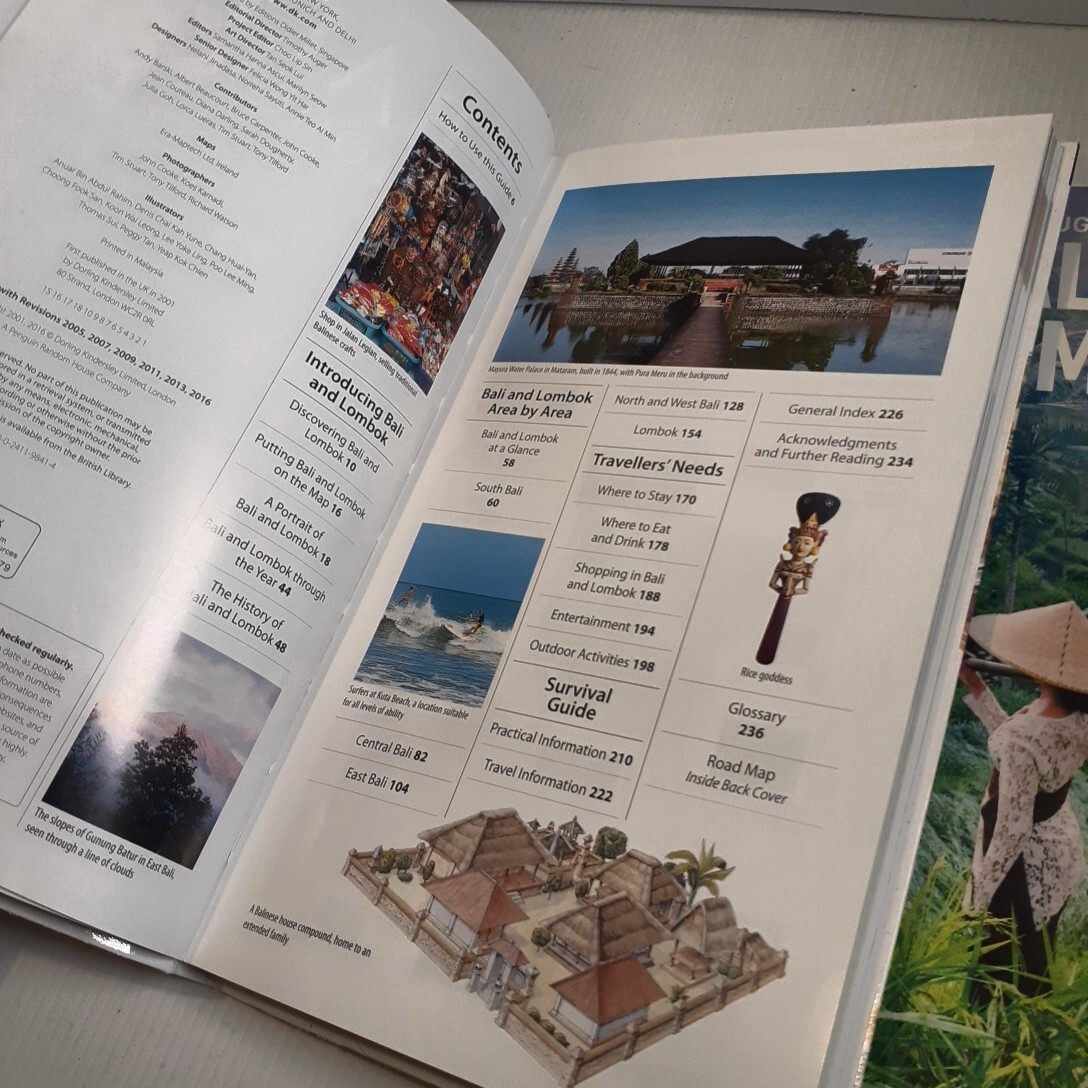 BALI and LOMBOK Travel Guide Book Bundle DK Eyewitness Rough Guides ...