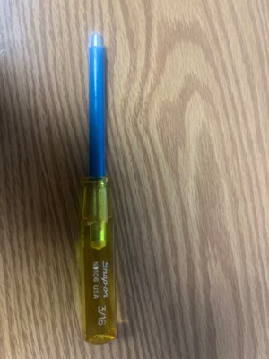 SNAP ON TOOLS -- ND109 -- 9/32 YELLOW NUT DRIVER ******** | eBay