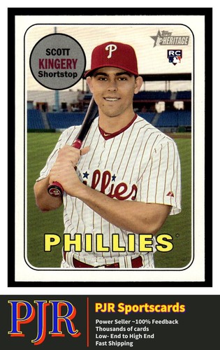 2018 Topps Heritage #511 Scott Kingery Philadelphia Phillies | eBay