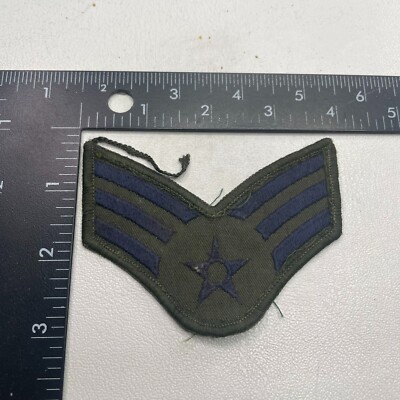 SUBDUED SENIOR AIRMAN RANK USAF U.S. Air Force Patch 28MU | eBay