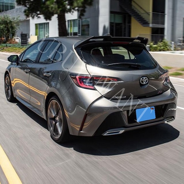 For Toyota Corolla Hatchback 2019 ABS Unpaint Rear Roof Tail Wing Lip ...