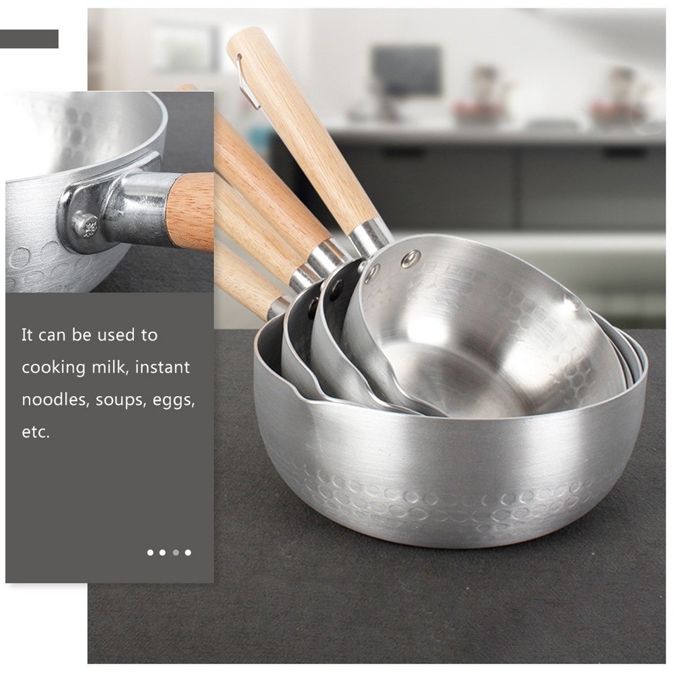 Kitchen Cookware Stainless Steel Milk Warmer Pan Small Stock Pot | eBay UK