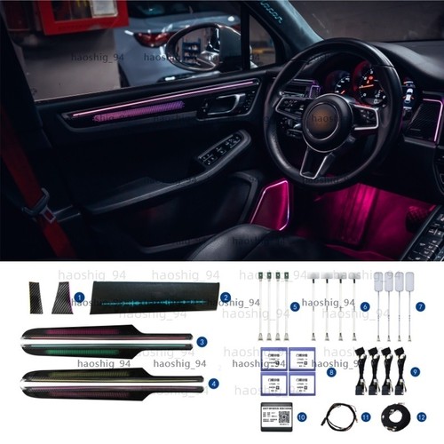 256 Color Interior Atmosphere Lamp Ambient Lights For Porsche Macan ...