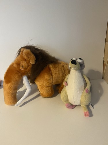 Ice Age Movie Plush Soft Toy Bundle Manny & Scrat | eBay UK