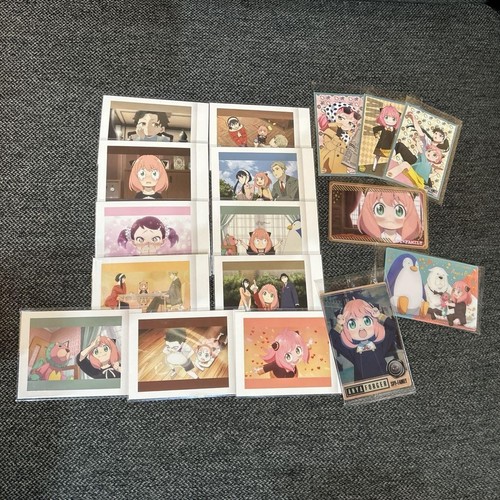 Spy X Family Anya Lloyd Yor Card Set 11 Cards Stickers Metal Card 3 ...