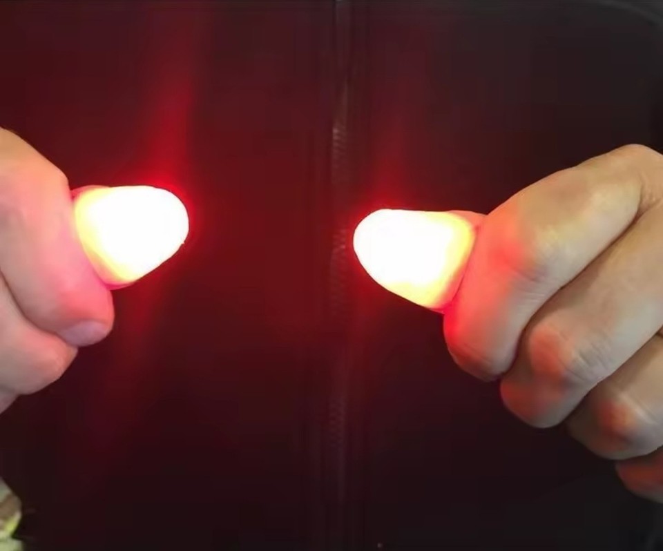 Magic Trick Thumb Tips Light-up Finger Glow Tricks Magicians Illusion ...
