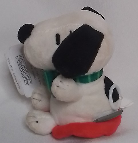 NEW Snoopy Hallmark Peanuts Approved Plush Figure Zip-A-Long Moves ...
