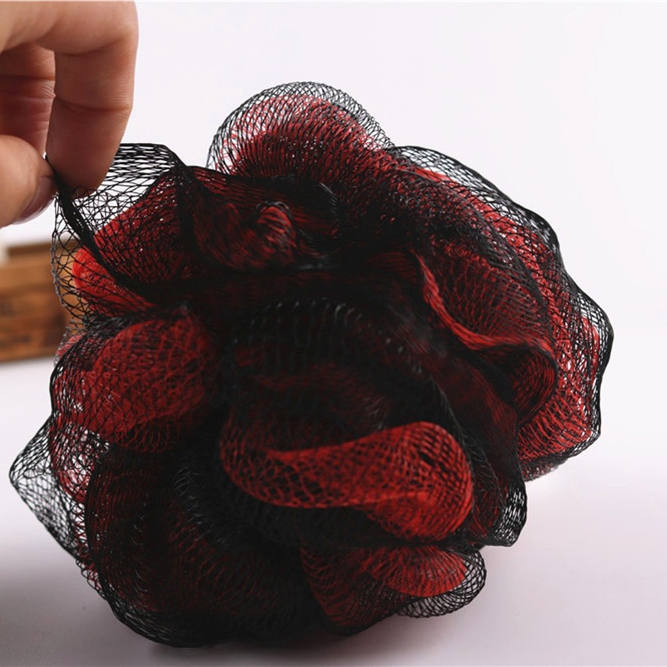 5Pcs Mesh Pouf Bath Sponge Loofahs Large Mesh Exfoliating Shower Ball ...