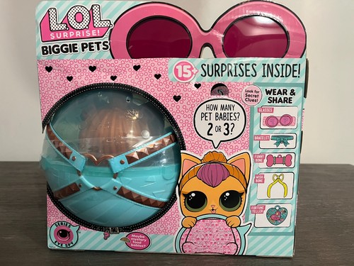 2018 LOL SURPRISE BIGGIE PETS NEON KITTY 15+ SURPRISES INSIDE!--NEW ...