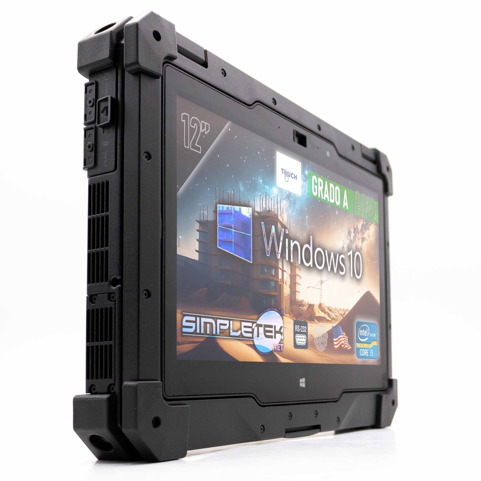 Dell 7204 i5 Rugged 11.6” Tablet 8GB 240GB Touchscreen Tipper | eBay