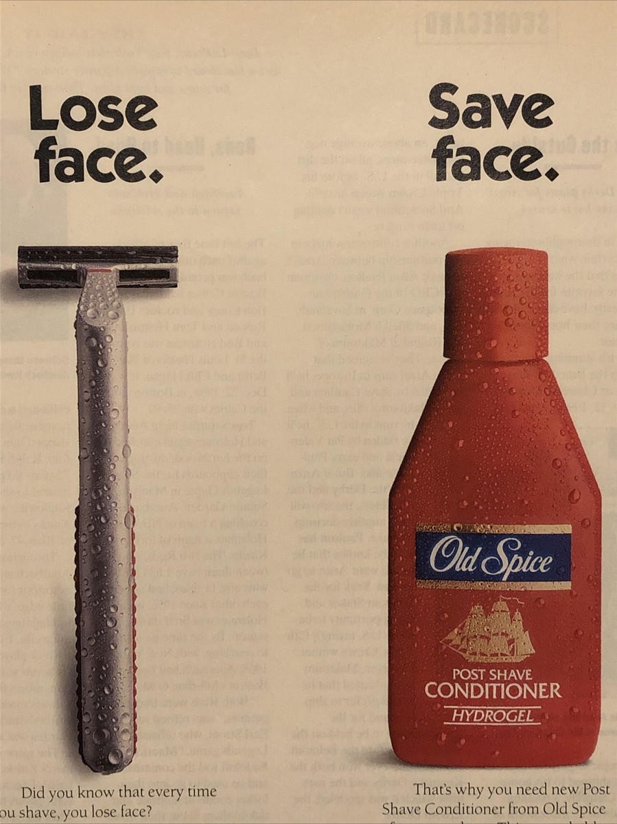 Old Spice Print Ads 2022