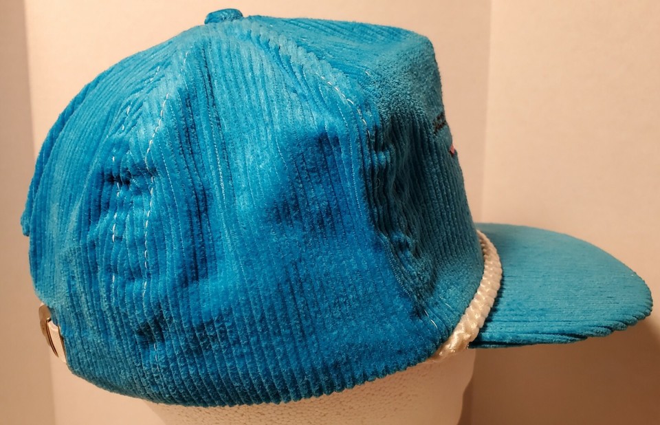 VTG Jacobs Ranch Mine Longhorn Hat Imperial Headwear Blue Corduroy USA ...