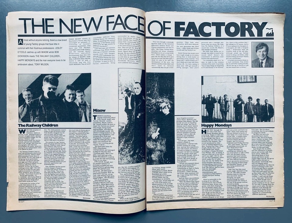 CUT 1987 MUSIC MAGAZINE JESUS AND MARY CHAIN Slayer FACTORY MANCHESTER ...