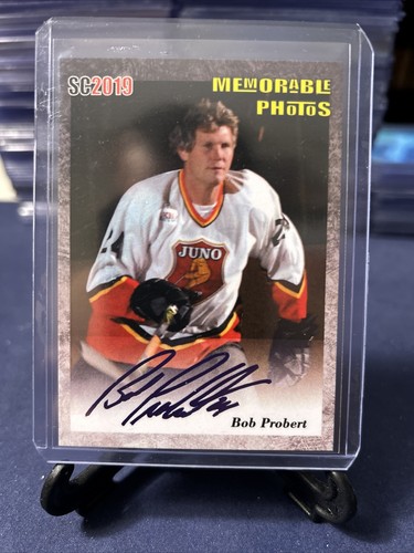 2018-19 SC2019 BOB PROBERT Memorable Photos Facsimile Scripts - T03 | eBay
