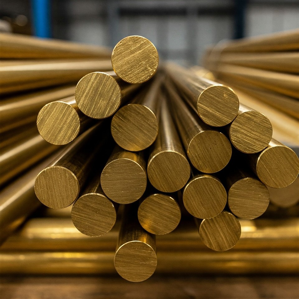 Brass Round Bar Rod 75mm 80mm Multiple Lengths available Grade CZ121 ...