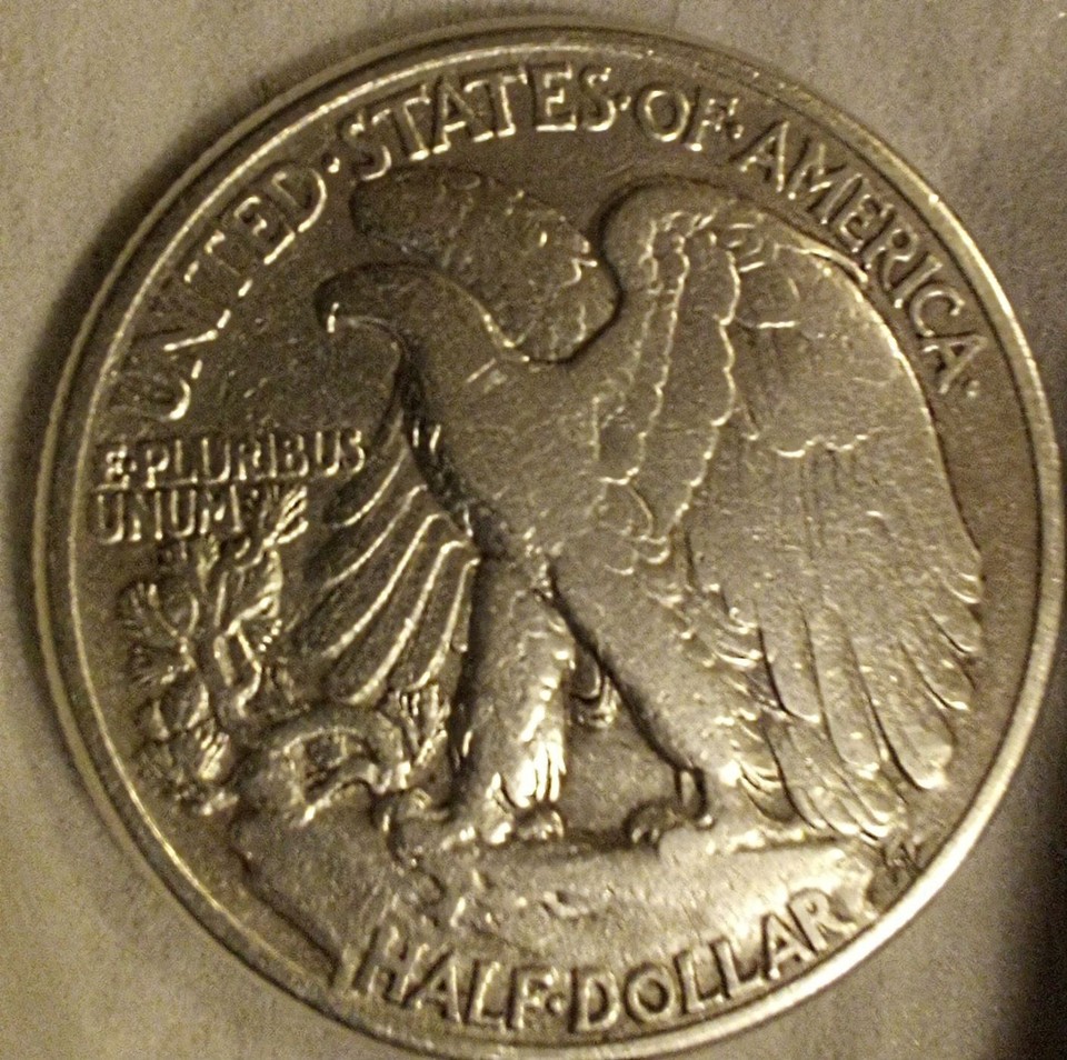 Estate silver cleaned 1944 P Walking Liberty Half Dollar 90% Silver | eBay