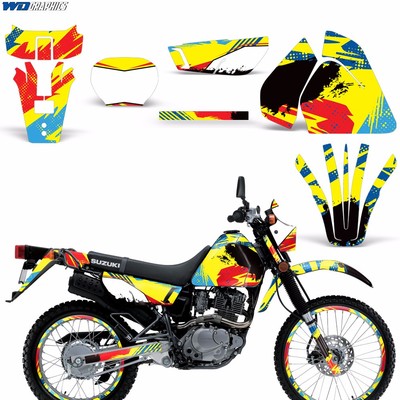 1996-2009 Suzuki DRZ200 DRZ 200 Decal Graphic Kit Dirt Bike Sticker w ...