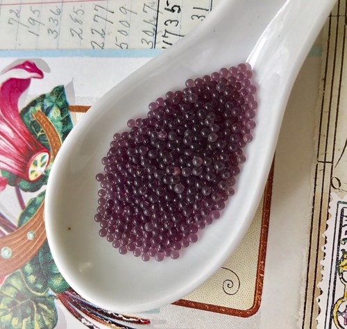 2mm Ballotini Balls,Vintage Amethyst Beads,Solid Glass Balls Eyes Solid ...