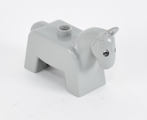 Vintage LEGO 4009 Duplo Horse Donkey Gray Y1 | eBay