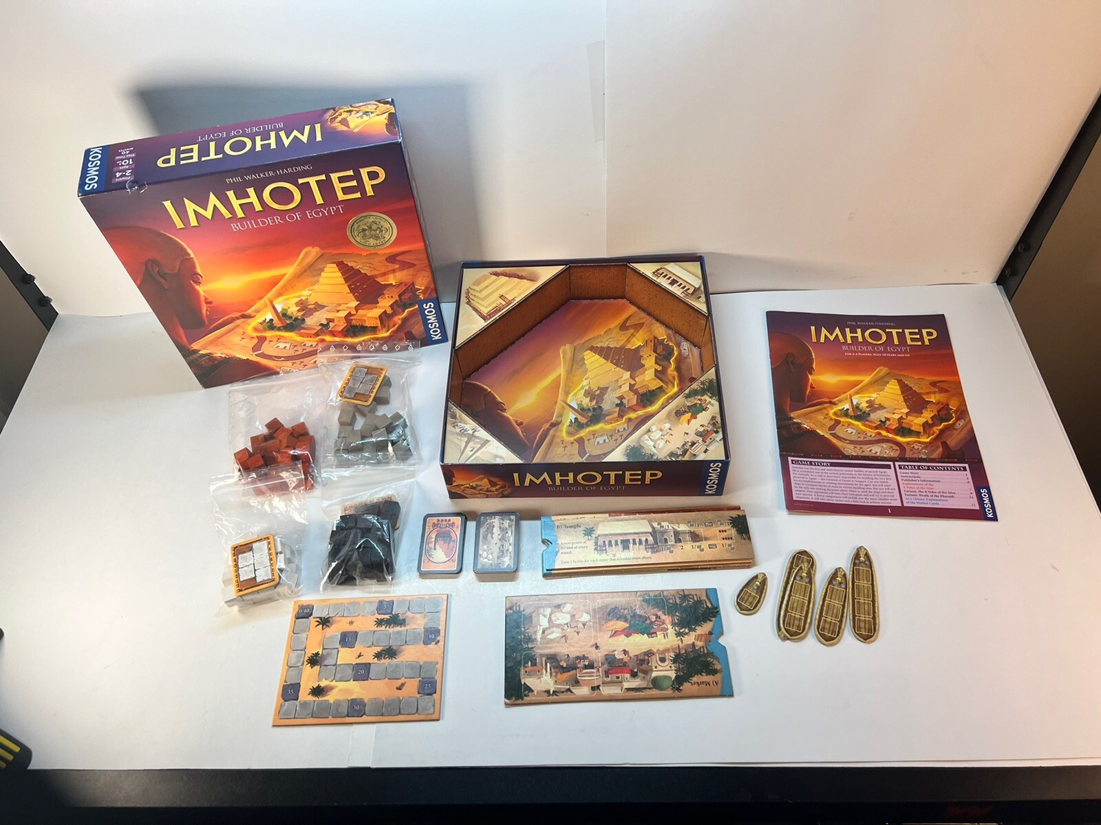 Imhotep Builder of Egypt COMPLETE Kosmos 2016 Strategy Phil Walker-Harding 814743011816 | eBay