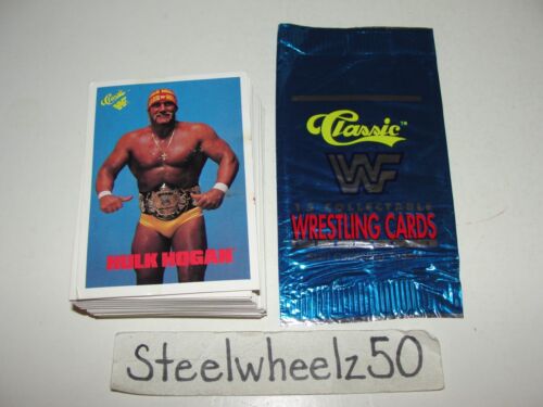 Vintage 1990 WWF 75 Trading Card Lot Classic Hulk Hogan Ultimate ...