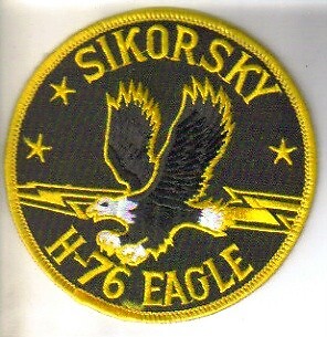 SIKORSKY H-76 EAGLE Helicopter patch | eBay