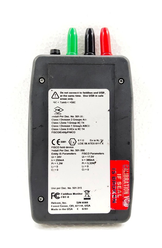 MTL RELCOM FBT-6 FIELDBUS DIAGNOSTIC MONITOR FBT-6 | eBay