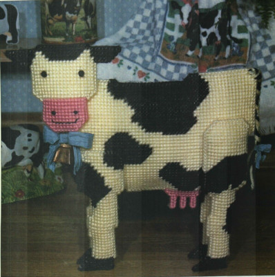 ELSIE COW FARM HOME DECOR PLASTIC CANVAS PATTERN INSTRUCTIONS | eBay